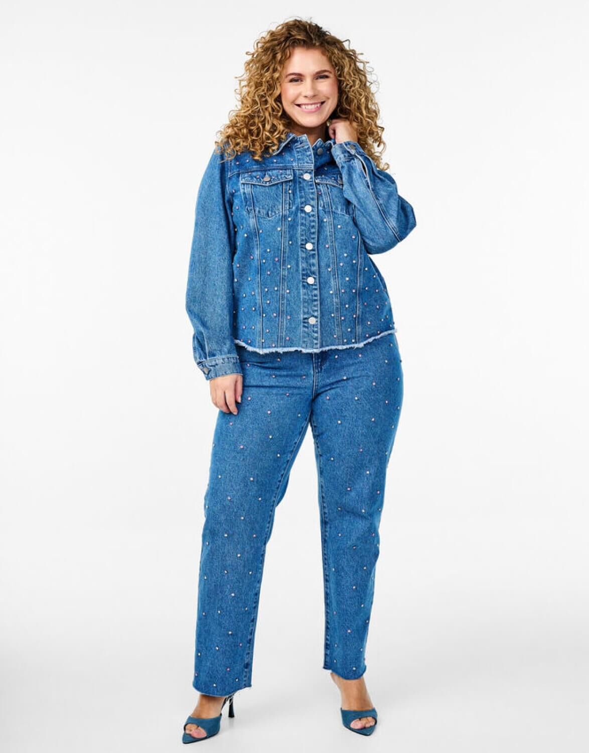 Jeans i store størrelser til dame